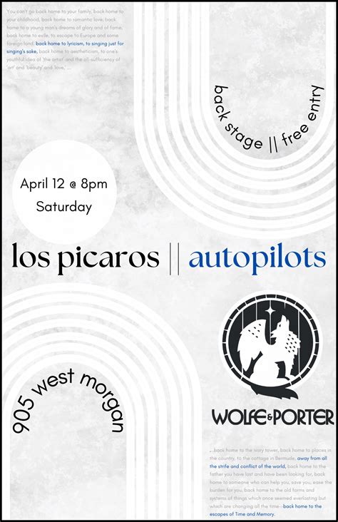 Los Picaros Autopilots • Live Music