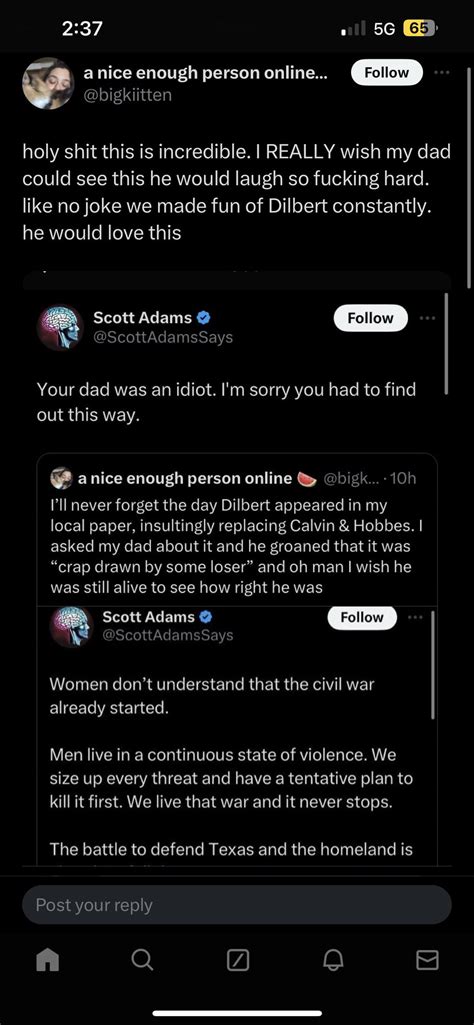 Dilbert Guy Is A Fucking Moron R Facepalm