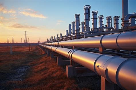 Premium Ai Image Industrial Pipelines In Progress Generative Ai