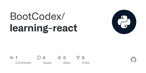 github bootcodex learning react