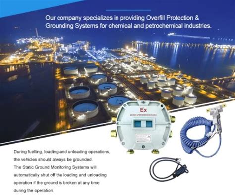 atex approved static grounding monitoring system static grounding and