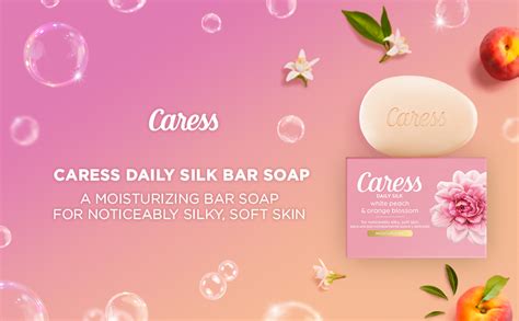 Caress Beauty Bar Soap For Women Daily Silk With Silk Extract And Floral Oil