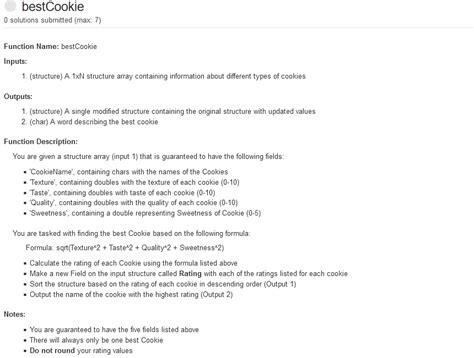 Solved Bestcookie O Solutions Submitted Max 7 Function