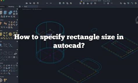 How To Specify Rectangle Size In Autocad