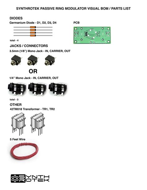 Tindie Blog Build Your Own Passive Ring Modulator