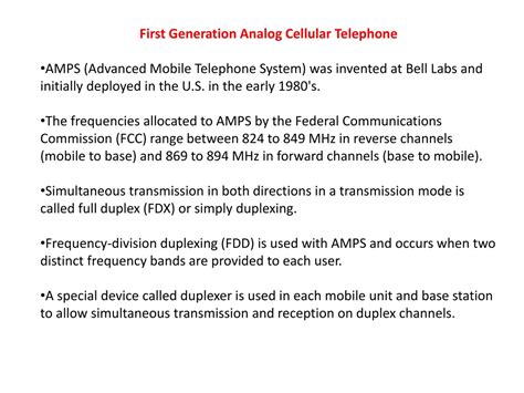 Ppt Cellular Telephony Wireless Communication System Powerpoint
