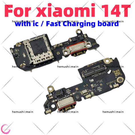 Usb ชาร์จ Charger พอร์ตสําหรับ Xiaomi 14t เมนบอร์ด Flex Usb พอร์ตริบบิ้น Flex Cable โทรศัพท์หาง