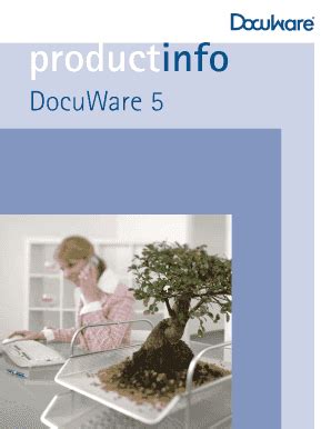 Fillable Online The New DocuWare 5 Document Management System Is State Of The Art Software For