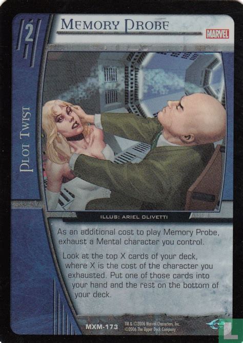 Memory Probe MXM Foil X Men LastDodo