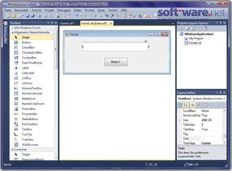 Visual Basic Express Edition Download Windows Deutsch Bei SOFT WARE NET