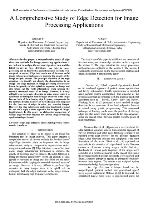 Edge Detection For Image International Conference On Innovations In Information Embedded