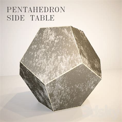 Pentahedron Side Table Table 3d Model