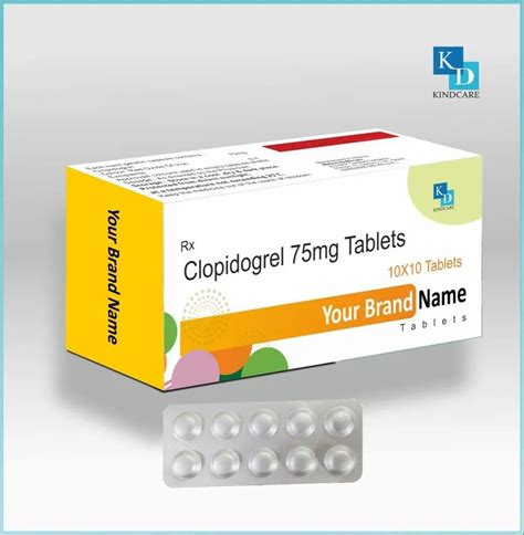 Clopidogrel 75 Mg Tablets At ₹ 95piece Clopidogrel Bisulphate Tablet