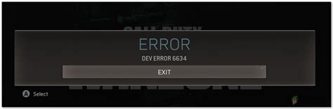 Fix Dev Error 6634 Call Of Duty Modern Warfare On PC PS5 And Xbox
