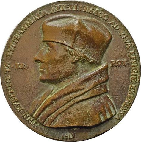 Erasmus Of Rotterdam Uniface Medal
