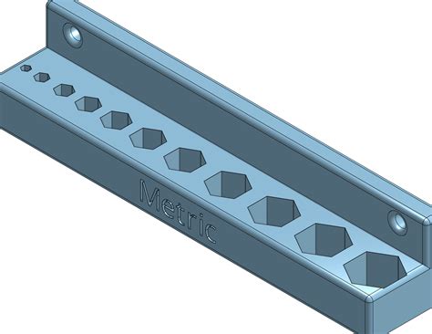 Metric Hex Key Holder By Prebres69 Download Free Stl Model