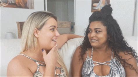 Debuting My New Sofa With Horny Hot Kisses Lilith Scarlet And Debora Blue New Kc 2019 Clip 1