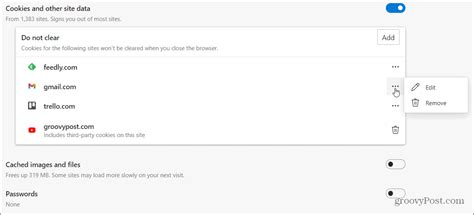 How To Make Edge Clear Browsing Data When You Close It