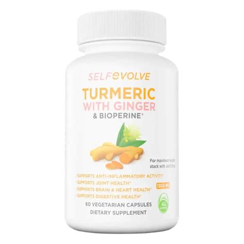 Tumeric With Ginger 1300mg Toptiernutrition