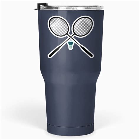 Badminton With Racket Sticker Vector Illustration Sport Object Icon