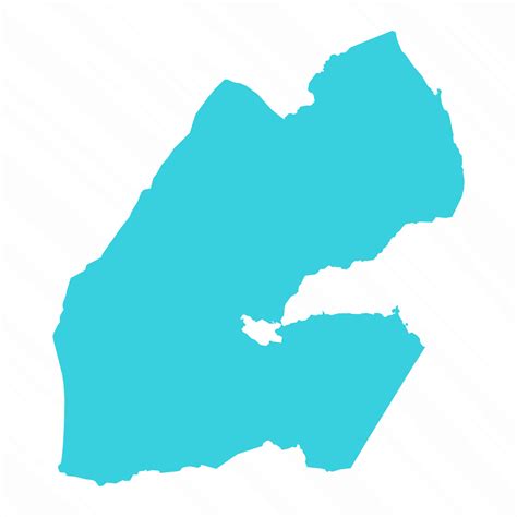 Vector Simple Map Of Djibouti Country 25842036 Vector Art At Vecteezy