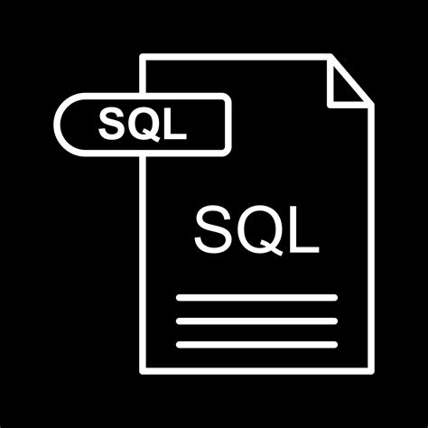 SQL Vector Icon Vector Art At Vecteezy