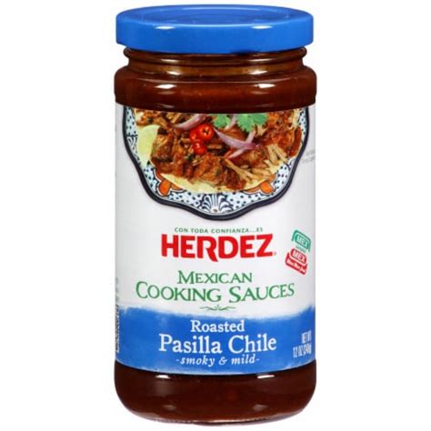 Herdez Roasted Pasilla Chile Cooking Sauce 12 Oz Fred Meyer