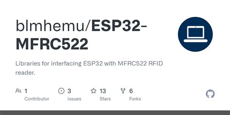 GitHub Blmhemu ESP32 MFRC522 Libraries For Interfacing ESP32 With MFRC522 RFID Reader