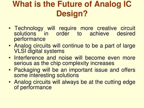 Ppt Analog Ic Design Powerpoint Presentation Free Download Id 1611496
