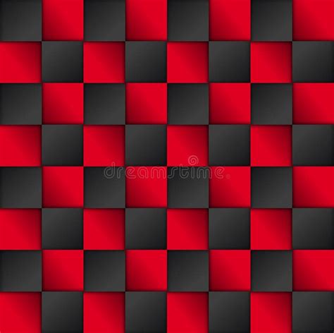 Vector Black And Red Squares Background Abstract Vector Background Stock Vector Illustration