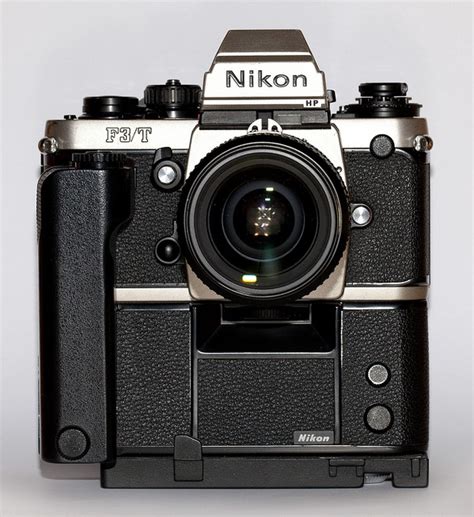 F3t With Motor Drive And Nikkor Ais 235mm Lens Nikon Classic