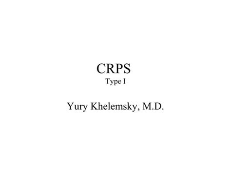 Crps Ppt