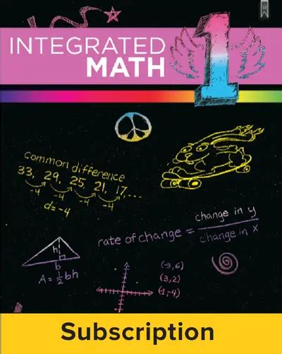 Integrated Math Course 1 Student Bundle 6 Year Subscription
