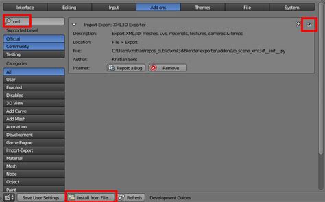 Github Ksonsxml3d Blender Exporter Blender Web Exporter For Xml3djs Beta