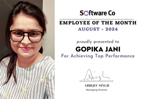 gopika jani on linkedin grateful teamwork employeeofthemonth 15
