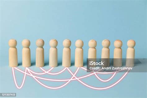 선 사회적 연결 및 사회 구조로 연결된 수치 팀워크와 사람들의 단합 0명에 대한 스톡 사진 및 기타 이미지 0명 공동체 비즈니스 Istock