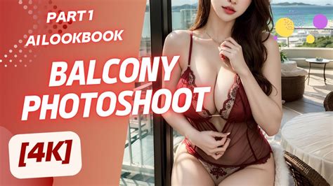 [4k Ai Lookbook] Penthouse Balcony Photoshoot Part 1 Youtube