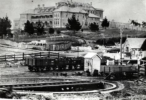 Katoomba Railway Station With Carrington Hotel C1890 Flickr