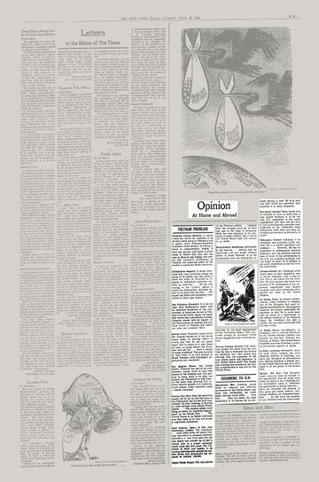 Opinion At Home And Abroad The New York Times