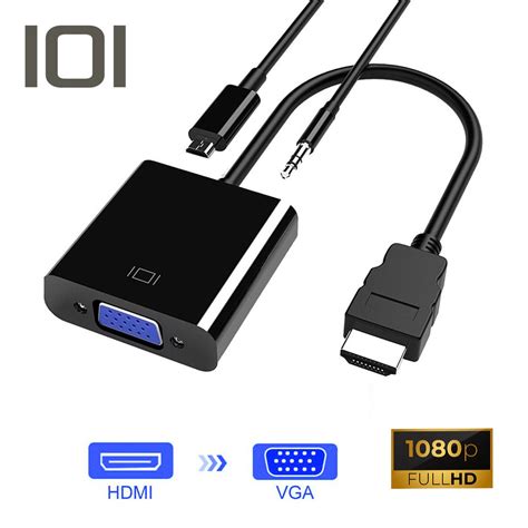 1080P HDMI CABLE MALE TO VGA FEMALE DVI MINI HDMI MALE MICRO HDMI MALE VIDEO CONVERTER
