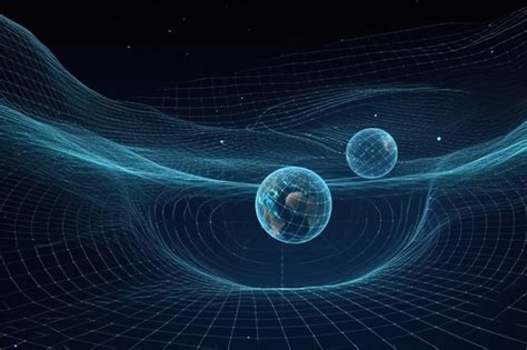 Premium Ai Image Gravity Planet Earth Gravitational Waves Concept