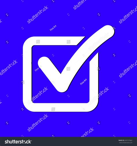 Check List Button Icon Check Mark Stock Vector Royalty Free Shutterstock