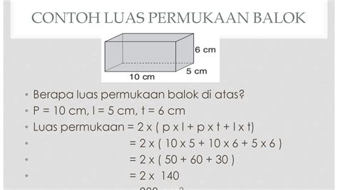 Luas Permukaan Dan Volume Bangun Ruang Duuwi Riset