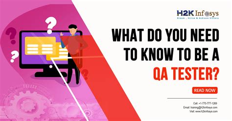 What Do You Need To Know To Be A Qa Tester H2k Infosys Blog