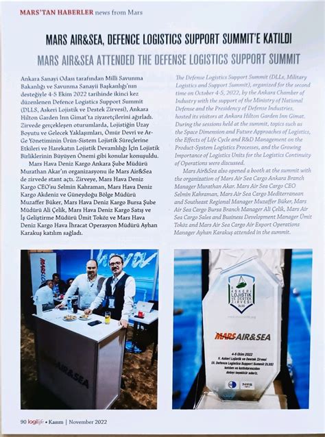 Ali Çelik On Linkedin Ayhan KarakuŞ Mars Logistics