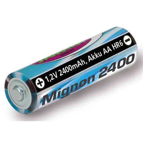 Battery 1 2v 2400mah Nimh Mignon Aa Hr6