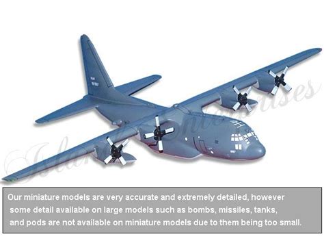 4th Special Operations Squadron Ac 130u Spooky Gunship Model Customized Wooden 4 Sos Ac 130u
