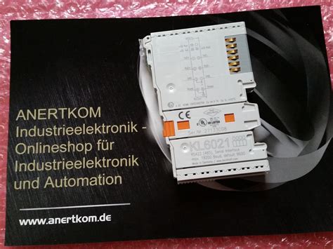 Beckhoff Kl6021 Seriali Interface Rs422 Rs485 9 6 Kbaud Andre Ertel Anertkom Industrial