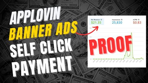 Applovin Banner Ads Self Click Payment Proof Applovin April Month