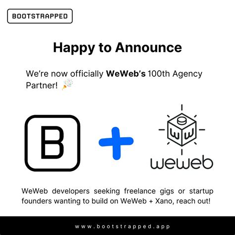 Jayson Tobes 🚀 On Linkedin Bootstrapped Weweb Xano Appdevelopmentopportunities